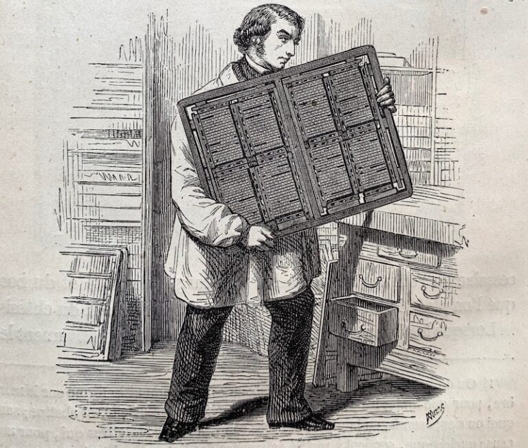 Illustrations of typesetting at Firmin-Didot in 1855 – ROGER GASKELL